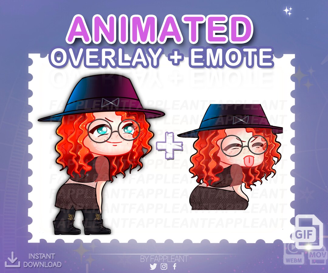 DBD Animated Mikaela Dance Emote DBD Bundle Overlay & Alert Tbag ...