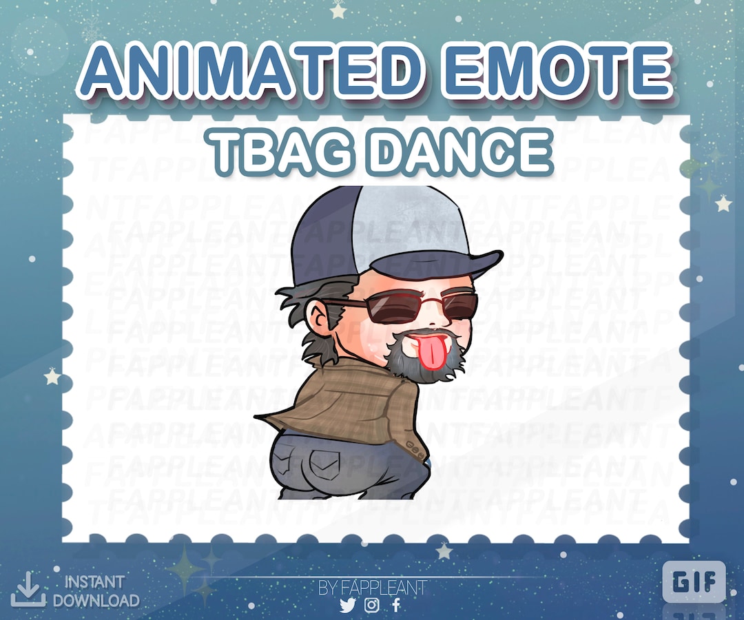 DBD ANIMATED Emote Ace Visconti Tbag Dance, Emotes | Dbd Emoji | Twitch ...