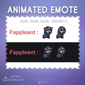 DBD Animated Ghostface Twerk Emote | Twitch Overlay, Alert | Killer ...