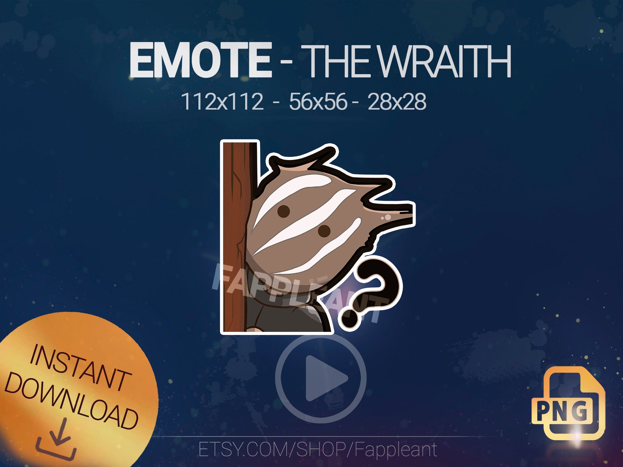 Dbd Emote the Wraith, Philip Ojomo Static Emote Emotes Twitch, Youtube ...