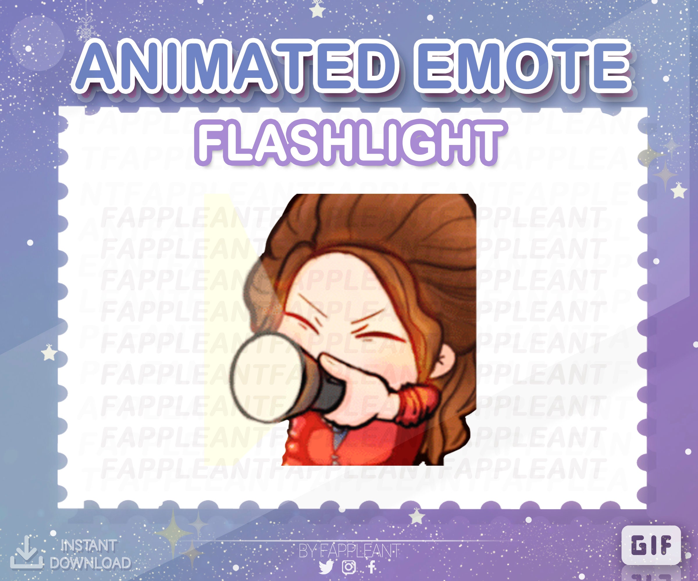 DBD Animated Emote Claire Redfield Flashlight Clicking | Resident Evil ...