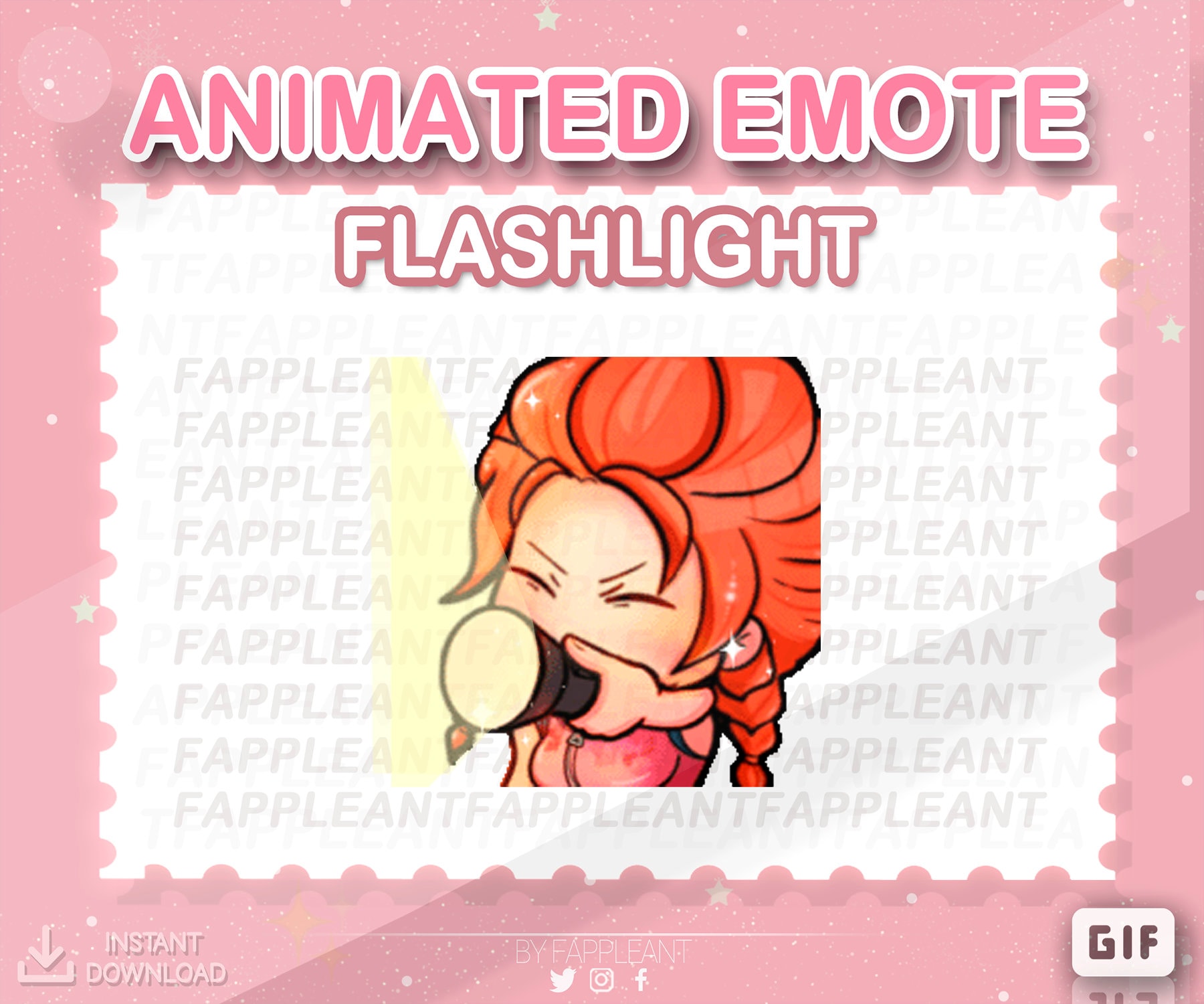 DBD Animated Flashlight Emote | Survivor Flashlight Clicking Emoji ...
