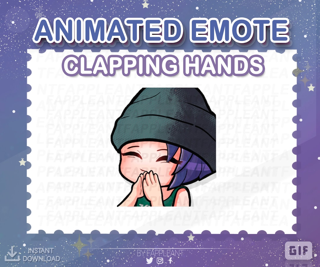DBD Animated Nea Karlsson Clapping Hands Emote Survivor Clap Emoji ...