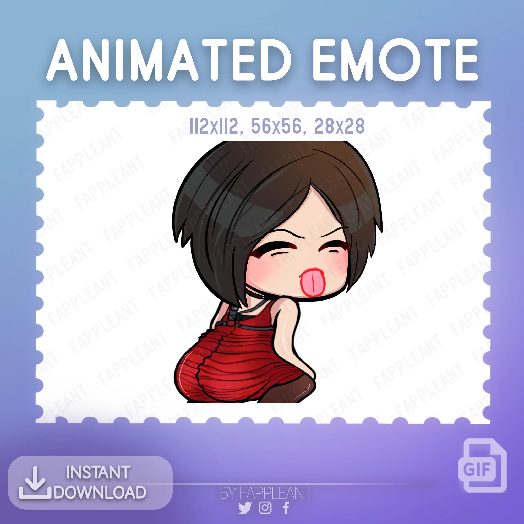 DBD Animated Ada Twerk Emote | Tbag Dance Emoji | Survivor Emotes ...