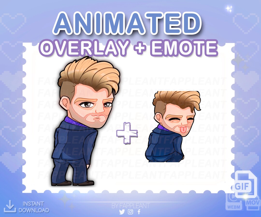 DBD ANIMATED Emote Felix Teabagging, Dbd Survivor Overlay, Alert Twitch ...