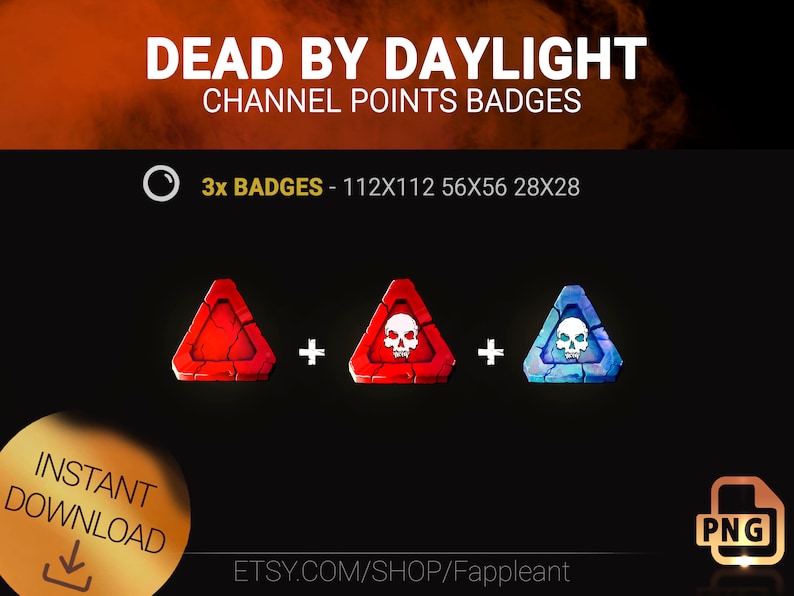 Dead by Daylight Channel Point Badges Package DBD Twitch - Etsy