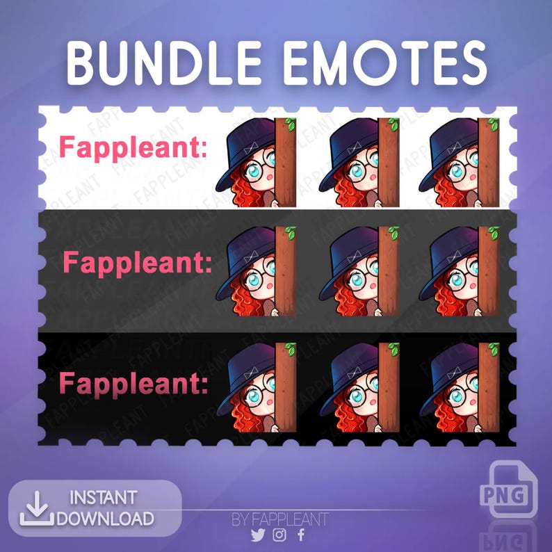 DBD Mikaela Reid Emotes: Witch Chibi PNG Emotes for Twitch, Discord ...