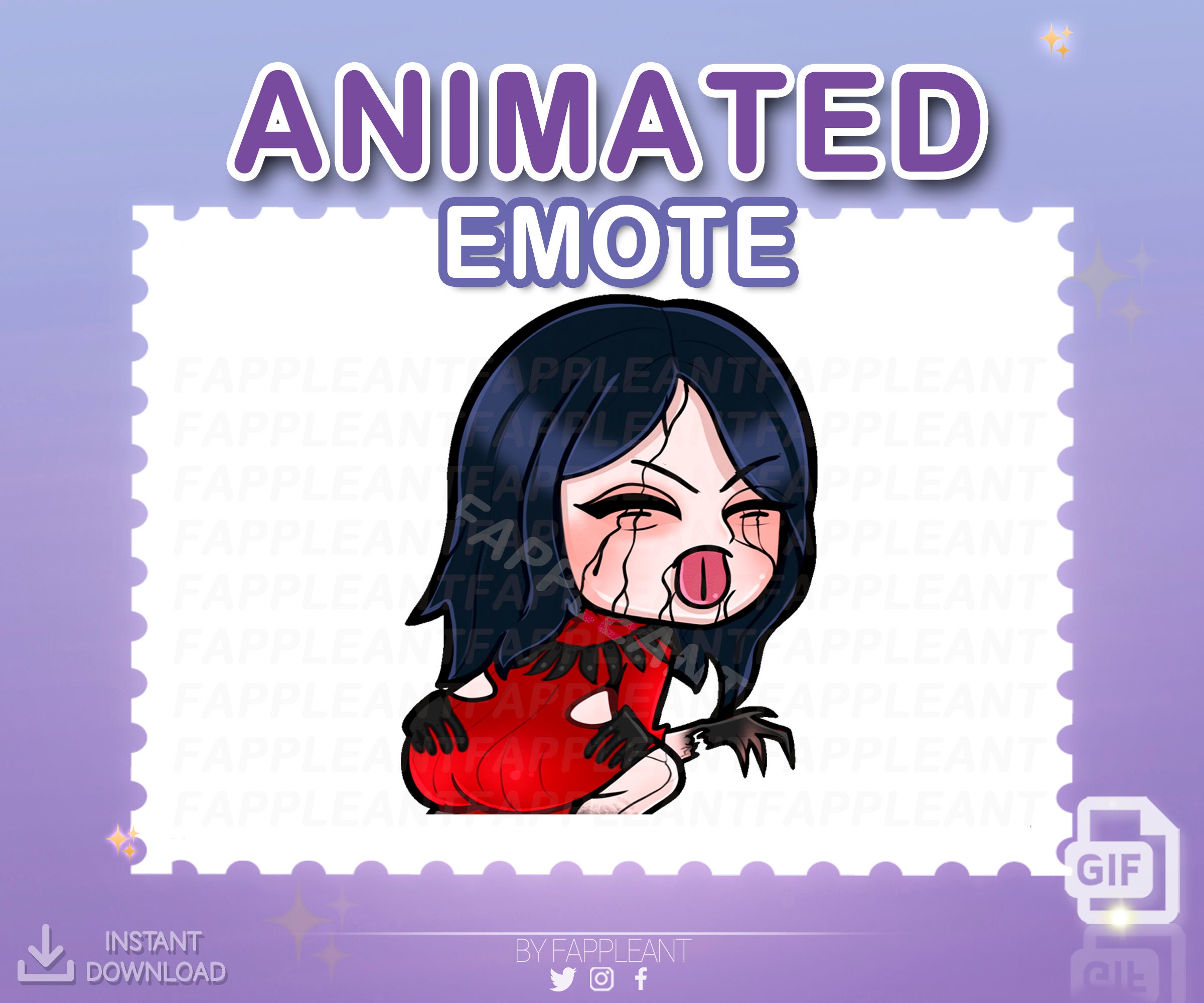 Animated the Artist Dance Emote DBD Tbag Dancing Carmina Mora Emotes - Etsy