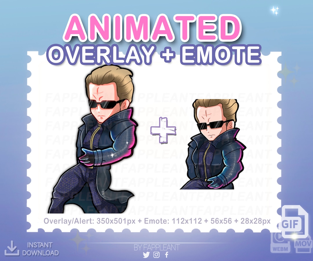 DBD ANIMATED Wesker Dance Emote + Overlay/alert Animation for Twitch ...