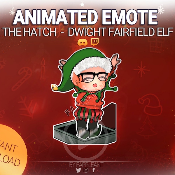 Dwight animated emotes - Etsy Nederland