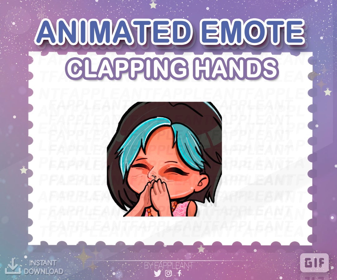 Dbd Haddie Kaur Clapping Emote: Animated GIF for Twitch/discord ...