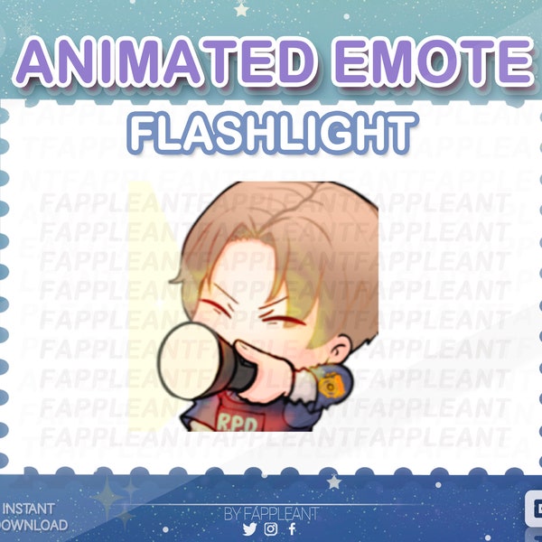 Twitch Animated Emote "leon Kennedy" - Etsy