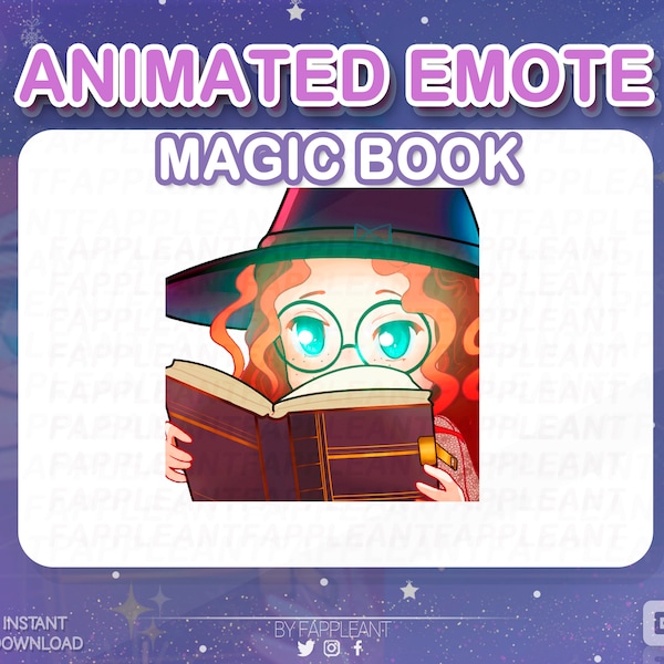 Twitch Emote Magic Book - Etsy