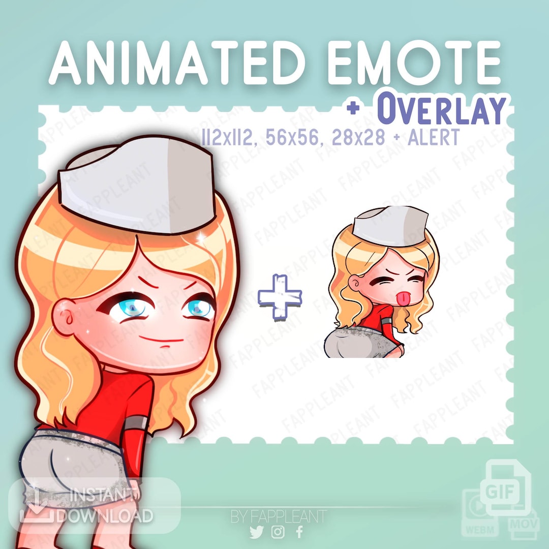 DBD Lisa Garland Animated Twerk Emote: Twitch Overlay & Alert (digital ...