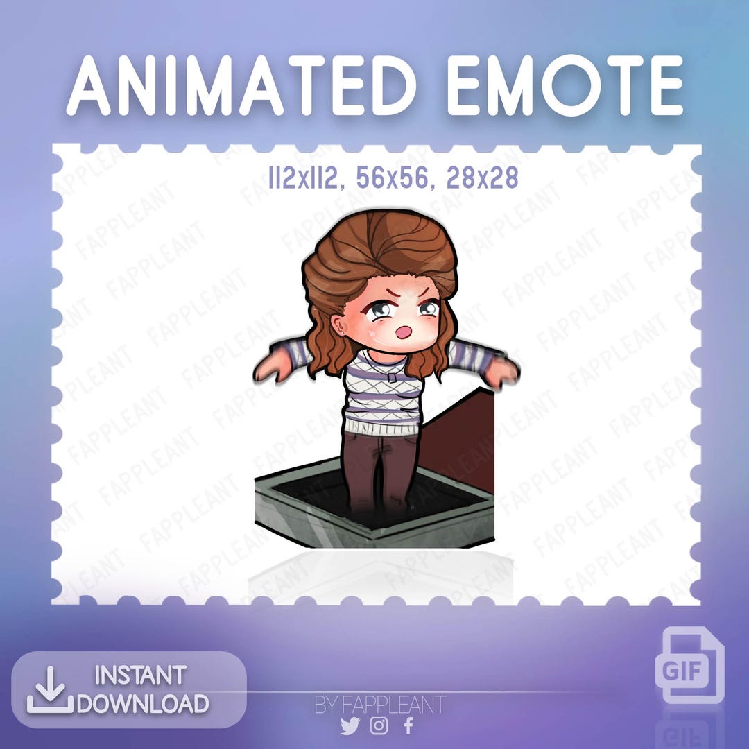 ANIMATED Emote Nancy Wheeler Escape Hatch, DBD Hatch Emoji | Discord ...