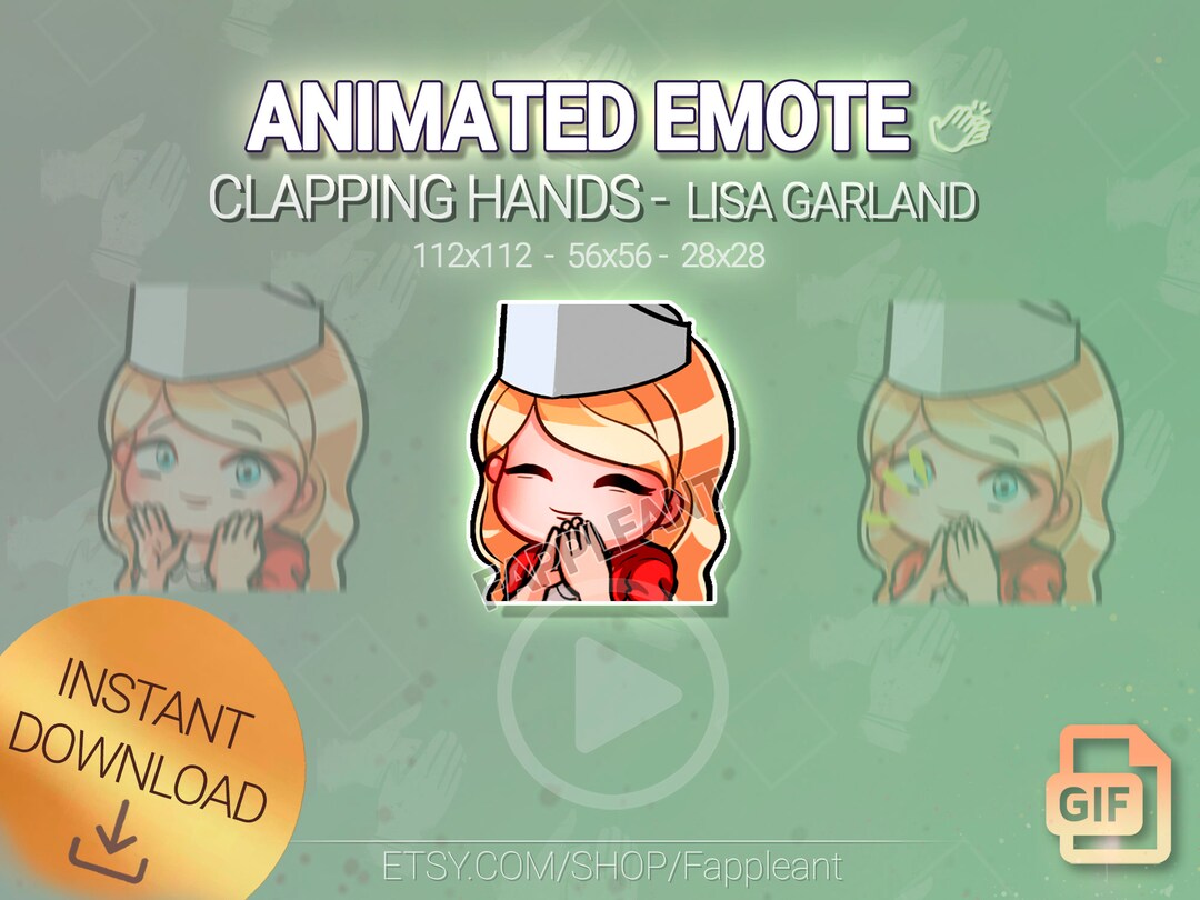 DBD Animated Lisa Garland Clapping Hands Emote Survivor Clap - Etsy