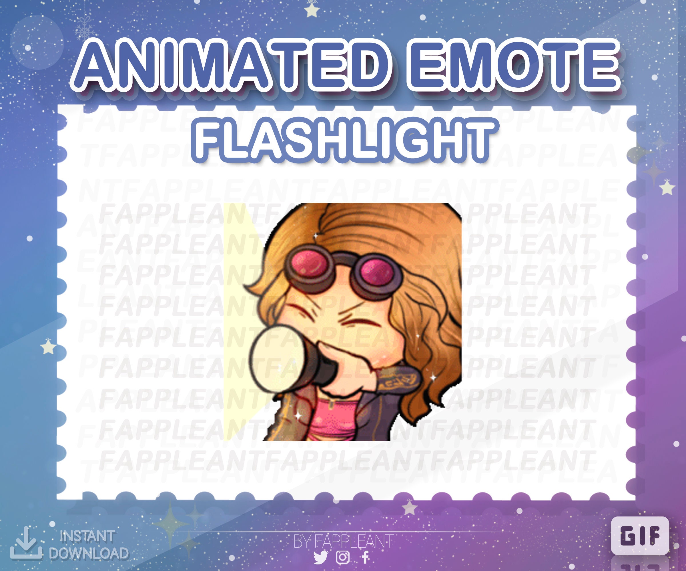 DBD Animated Emote Yui Kimura Flashlight Survivor Flashlight Clicking ...