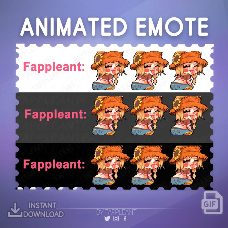 DBD Animated Emote: Kate Denson Scarecrow Twerk - Twitch/discord | Dead ...