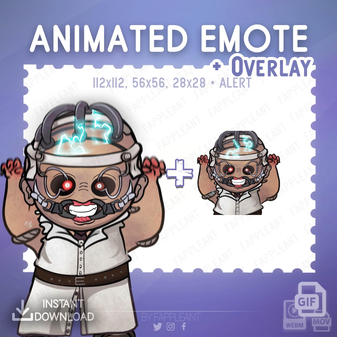 DBD ANIMATED Emote the Doctor Tbag Dance | Emoji Killer Herman Carter ...