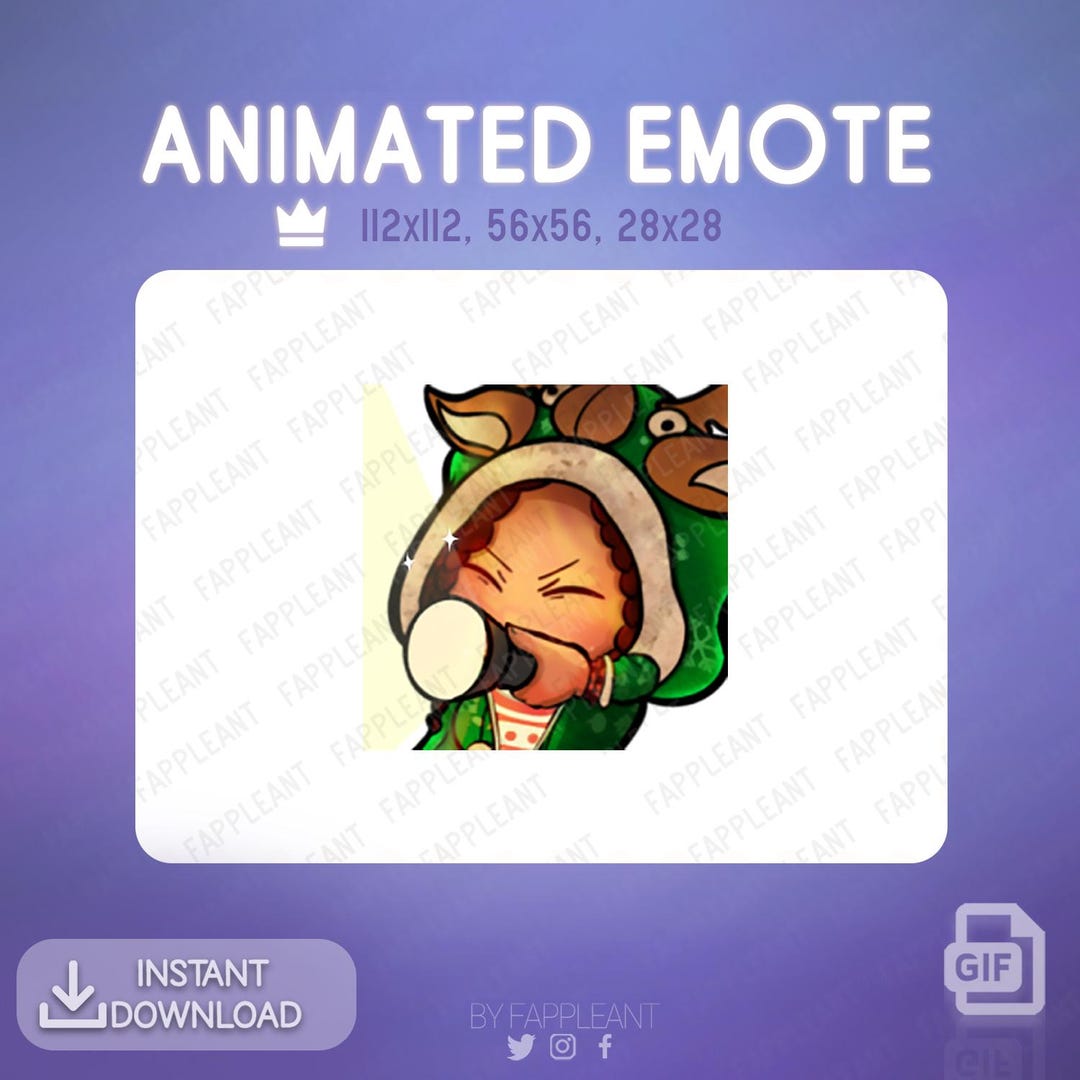 DBD Animated Emote Elodie Reindeer Flashlight Clicking | Survivor Emoji ...