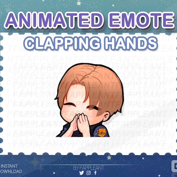 Twitch Animated Emote "leon Kennedy" - Etsy