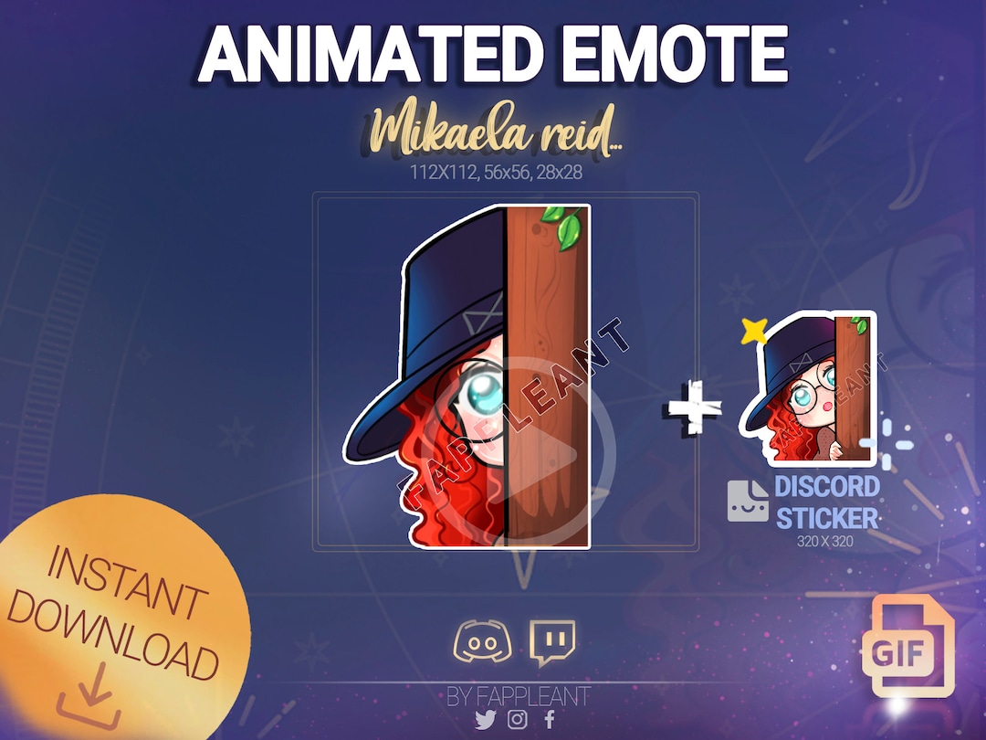 Animated Mikaela Lurk Emote: DBD Witch Chibi (digital Download) | Dbd ...