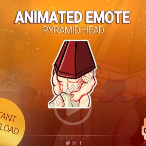 DBD ANIMATED Pyramid Head Dance Emote shirtless, Gif for Twitch ...