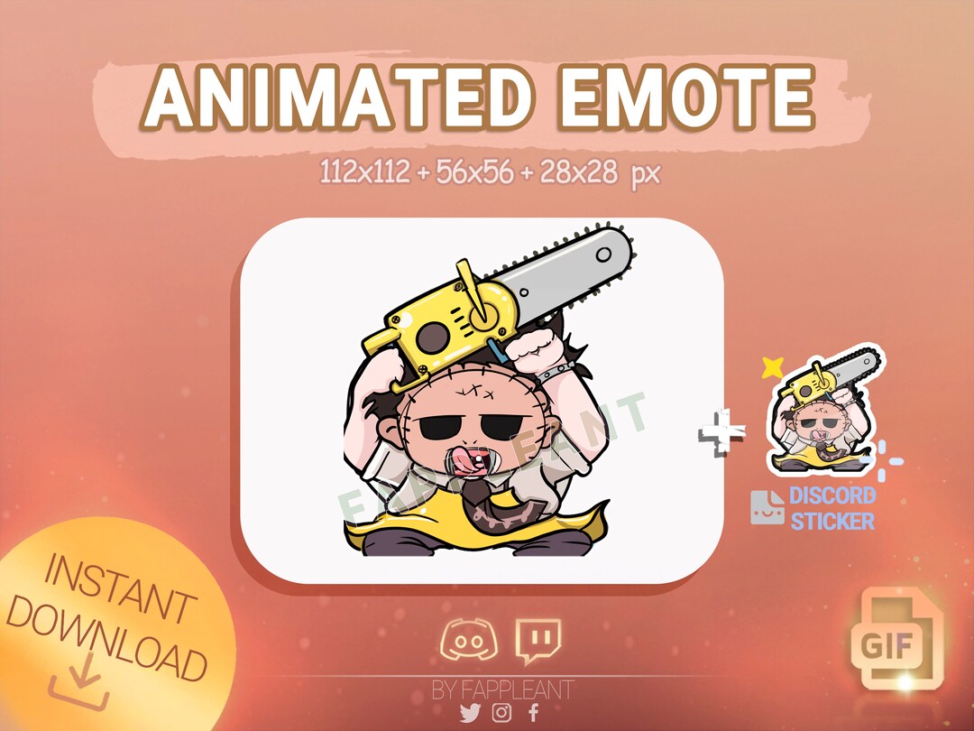 DBD ANIMATED Emote Killer Leatherface Dancing, Tbag Chainsaw Dance ...