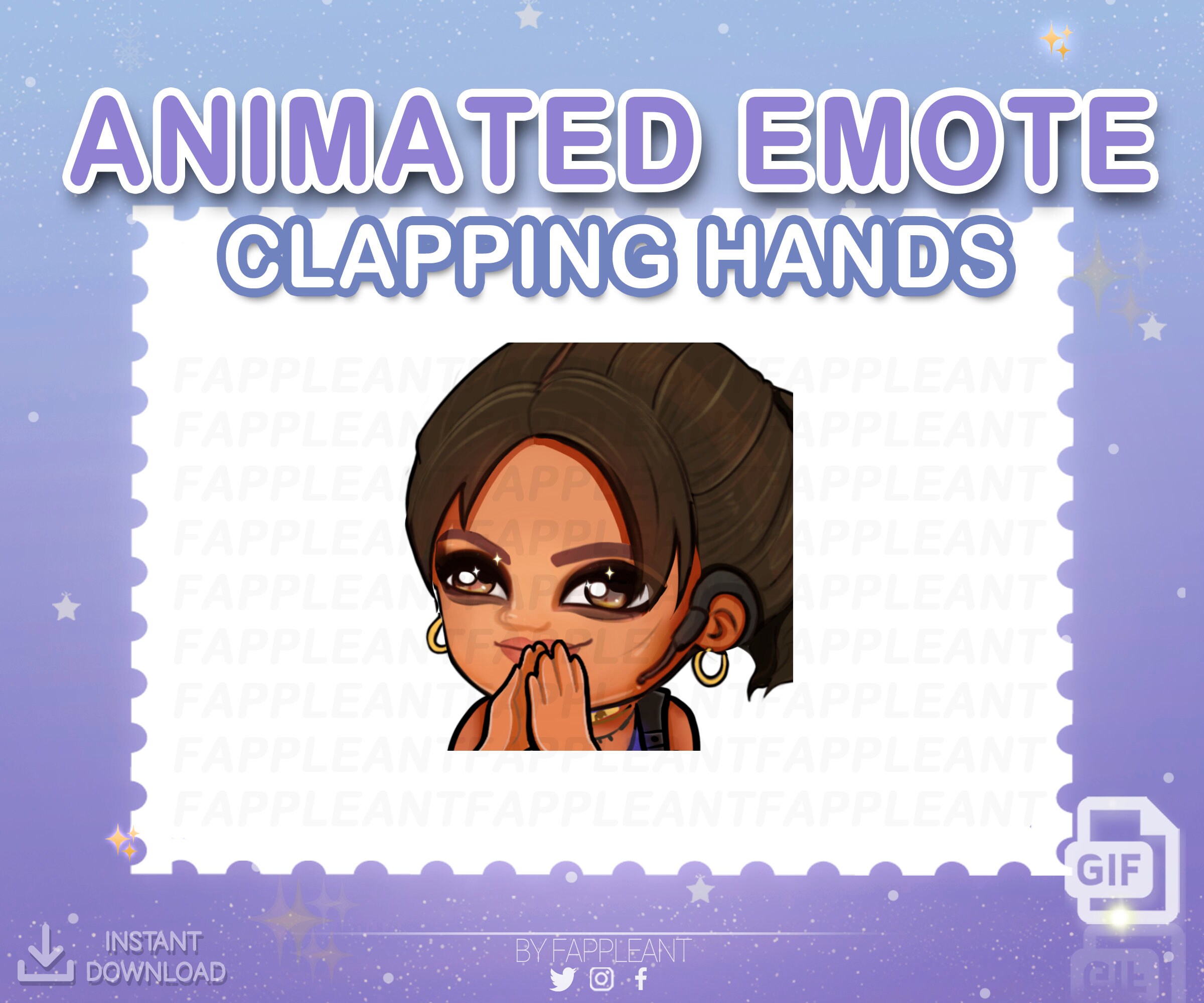 DBD Animated Sheva Alomar Clapping Hands Emote Resident Evil Survivor ...