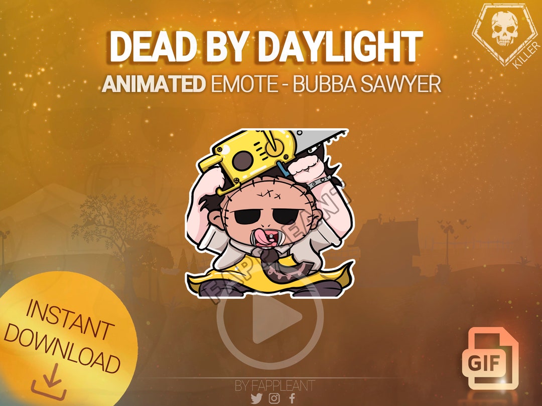 DBD ANIMATED Emote Bubba Sawyer Teabagging Dead by Daylight - Etsy