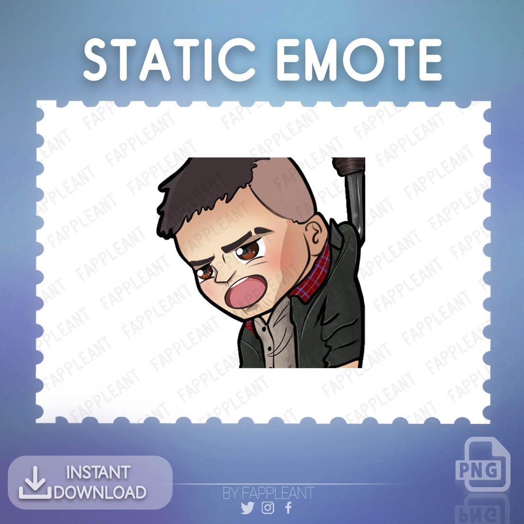 DBD Emote David King on the Hook for Twitch and Discord | Static Emoji ...
