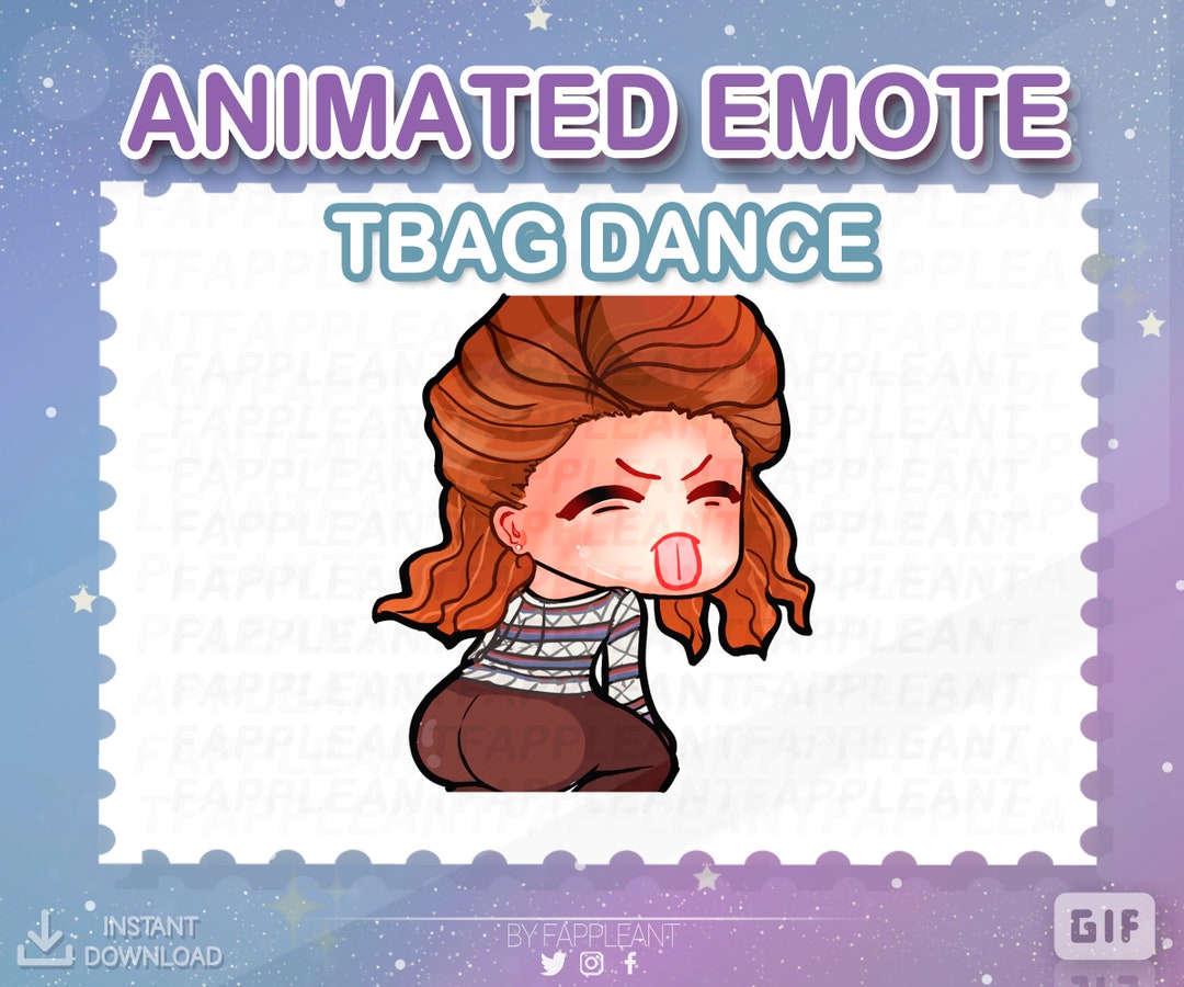 DBD Animated Nancy Wheeler Tbag Dance Emote | Stranger Things Emotes ...