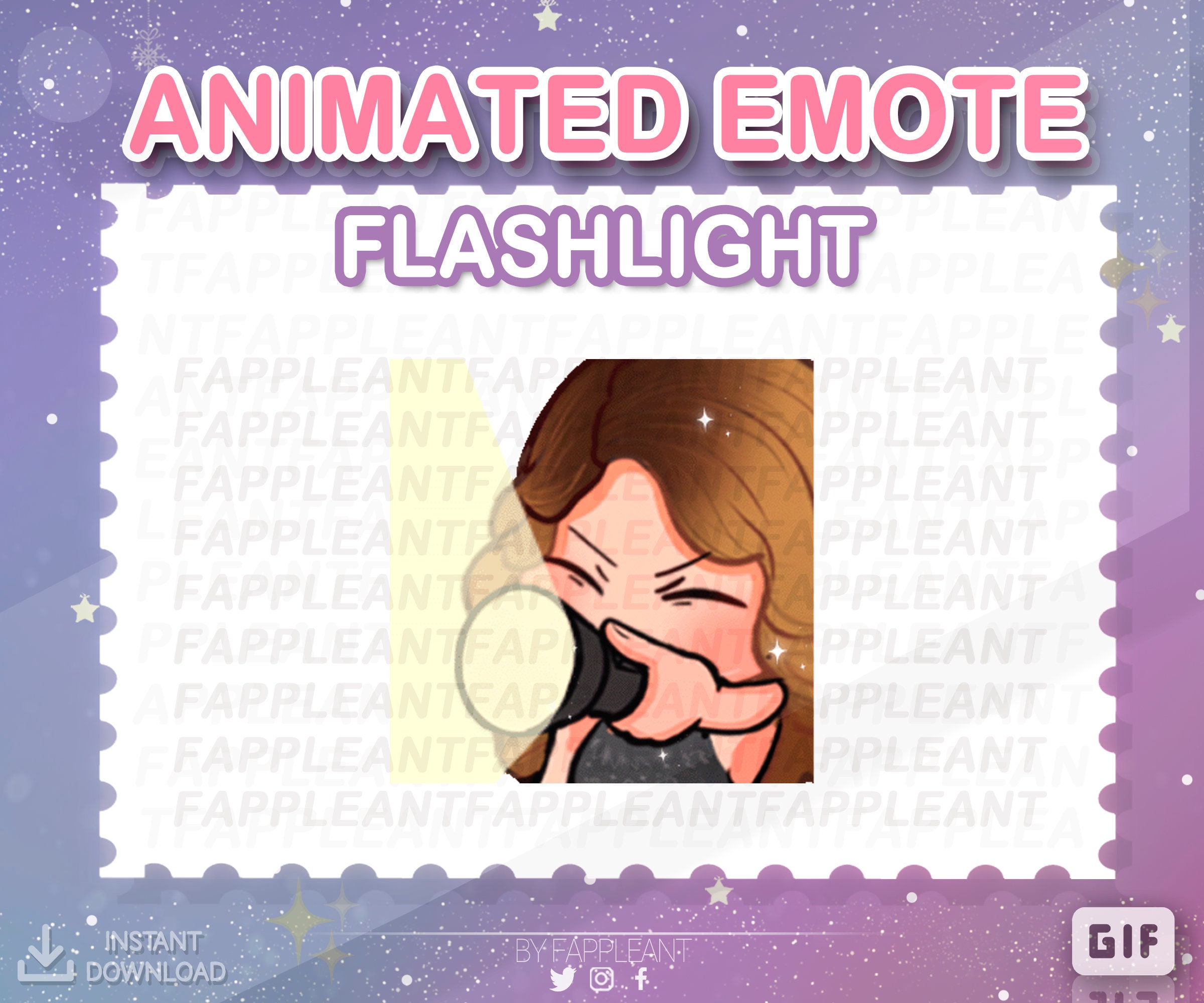 DBD Animated Kate Denson Flashlight Emote | Survivor Flashlight ...