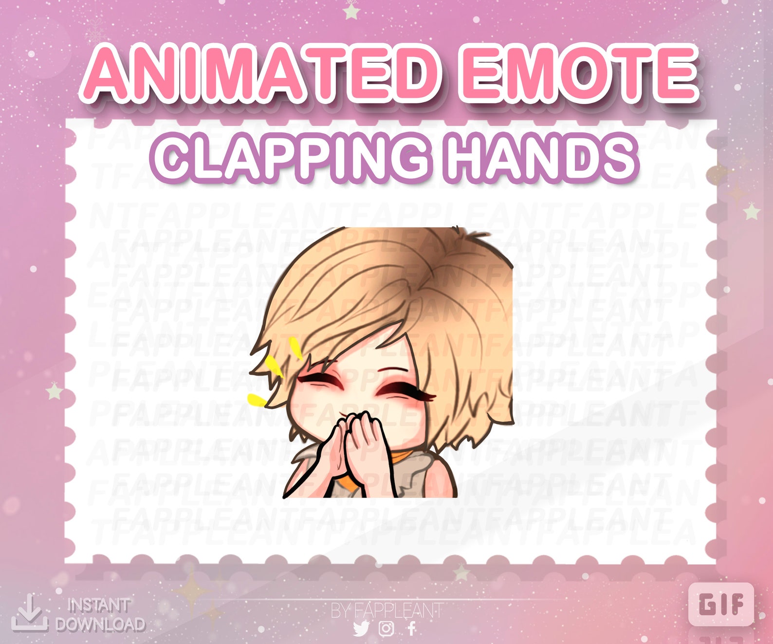 DBD Animated Cheryl Mason Clapping Hands Emote Silent Hill Survivor ...
