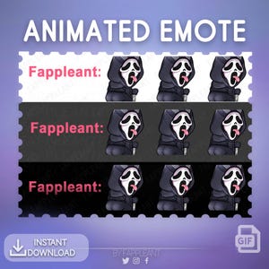 ANIMATED DBD Emote Ghostface, Bundle Overlay, Alert Tbag Dance | Twitch ...