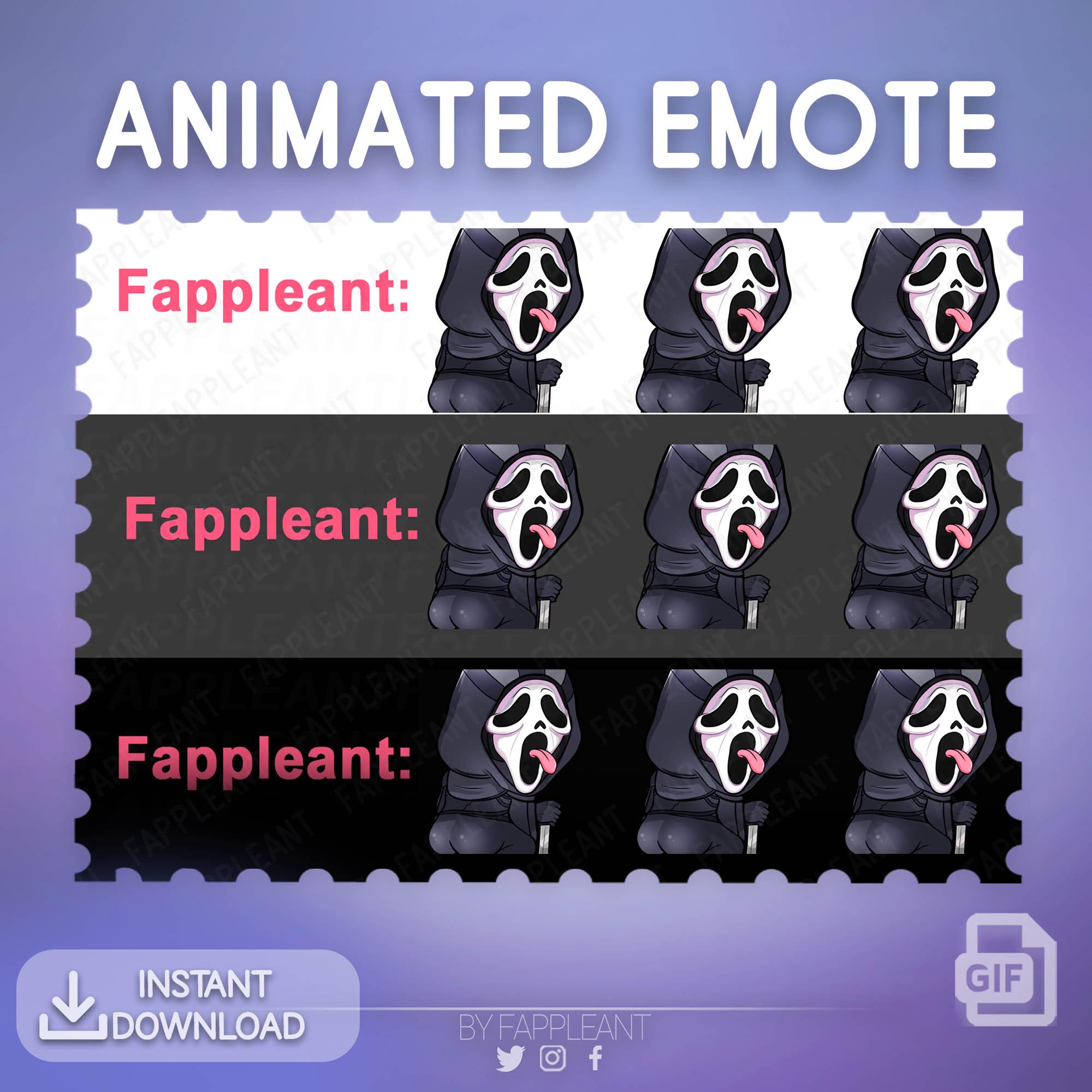 DBD Animated Ghostface Emote Bundle: Twitch Overlay, Alert (digital ...