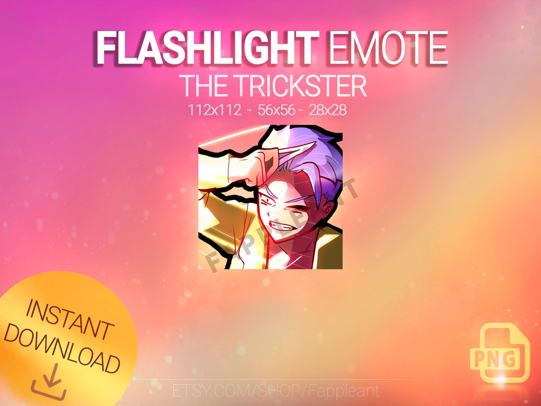 DBD Flashlight Emote the Trickster, Emote for Twitch, Discord, Youtube ...