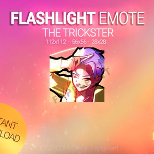 DBD Flashlight Emote the Trickster, Emote for Twitch, Discord, Youtube ...
