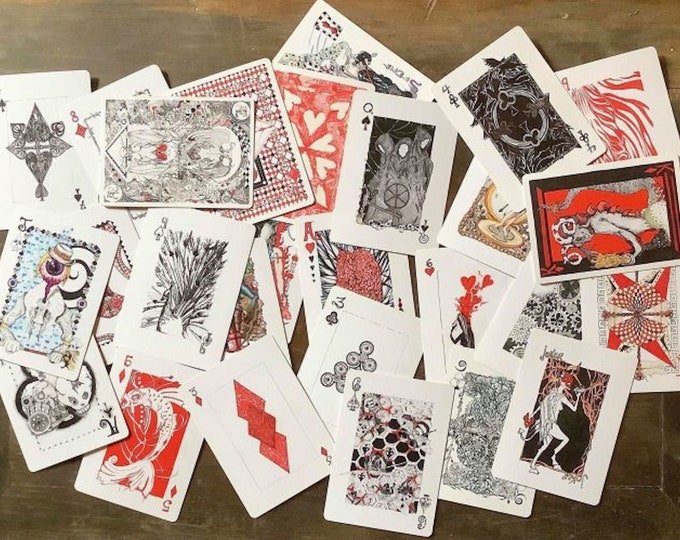 Playing Cards PRINT - Etsy