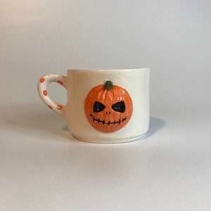 Halloween Coffee Mugs - 3 Different | Unique Handmade Ceramic ...