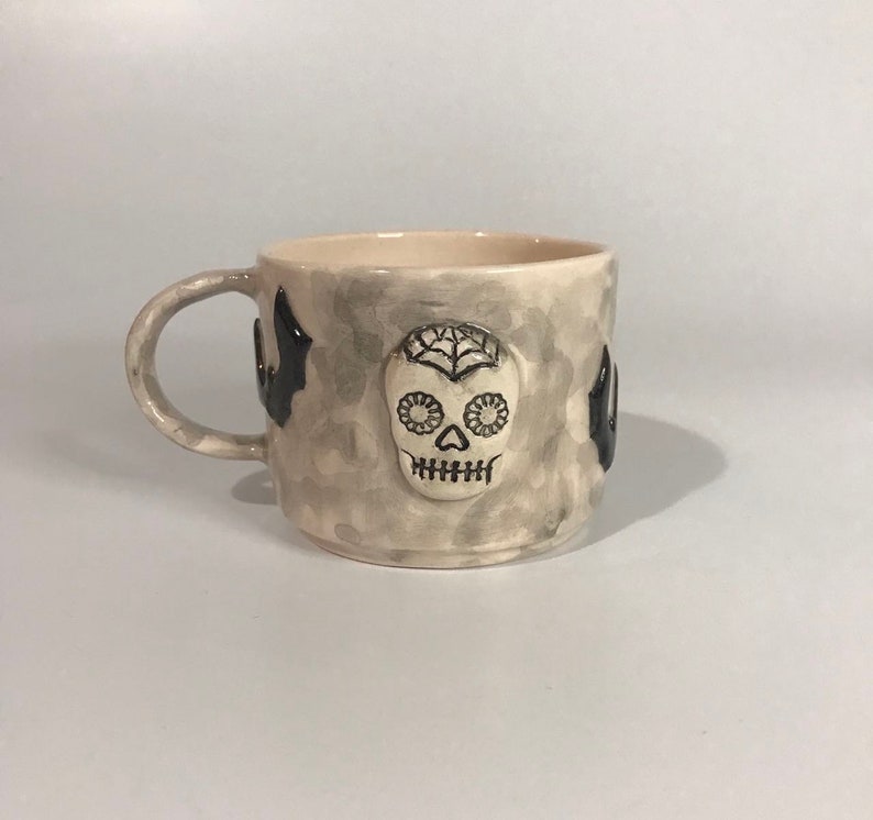 Halloween Coffee Mugs 3 Different Unique Handmade Ceramic - Etsy