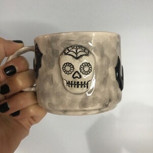 Halloween Coffee Mugs - 3 Different | Unique Handmade Ceramic ...