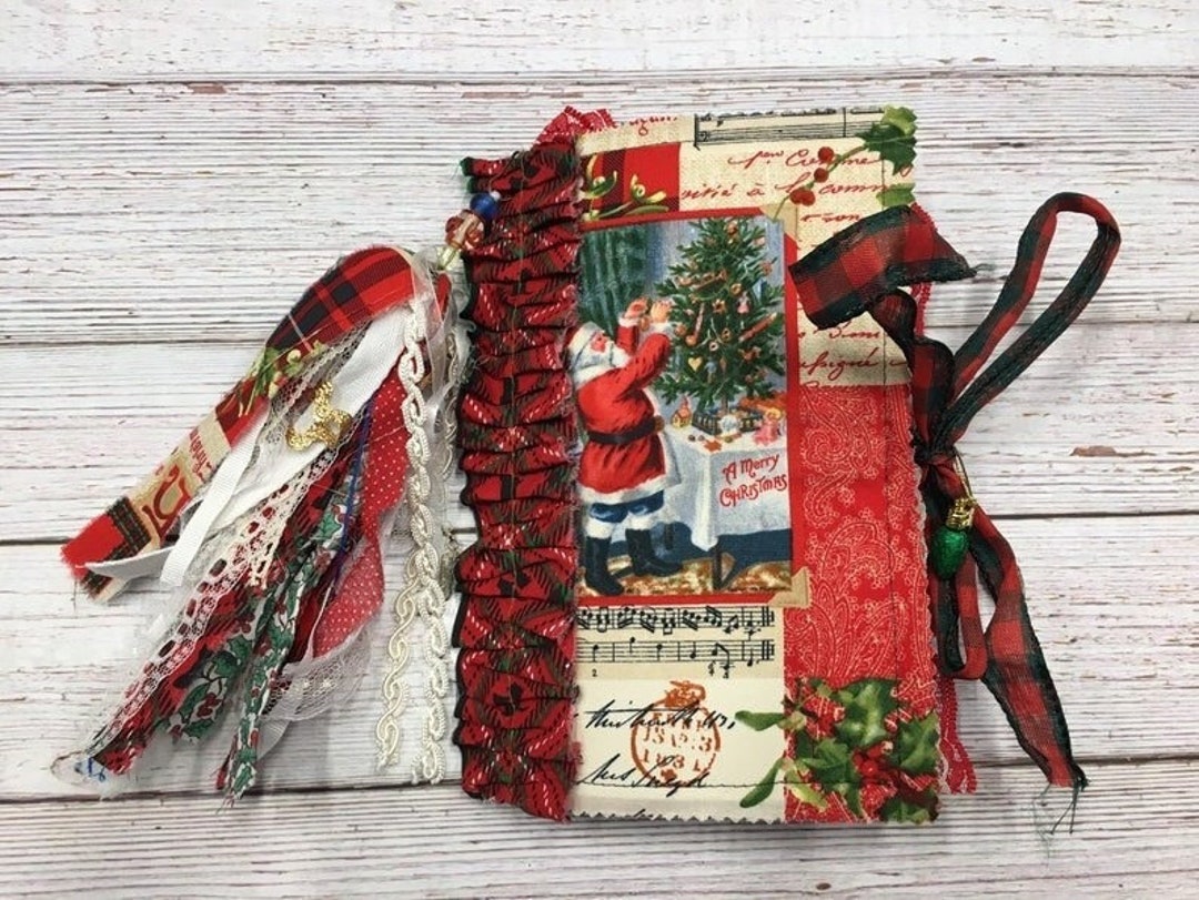 Christmas Themed Journal, Santa Decorating, a Christmas Tree /christmas ...