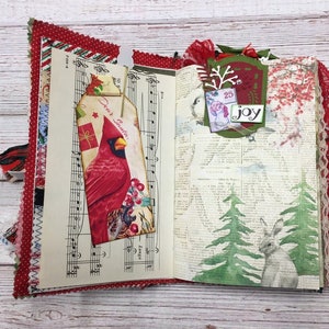 Christmas Themed Journal, Santa Decorating, a Christmas Tree /christmas ...