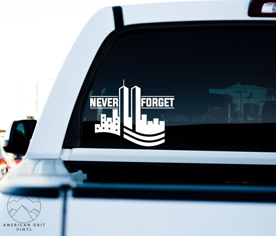 9/11 Decal 911 Decal Twin Towers Decal Never Forget Decal - Etsy Canada