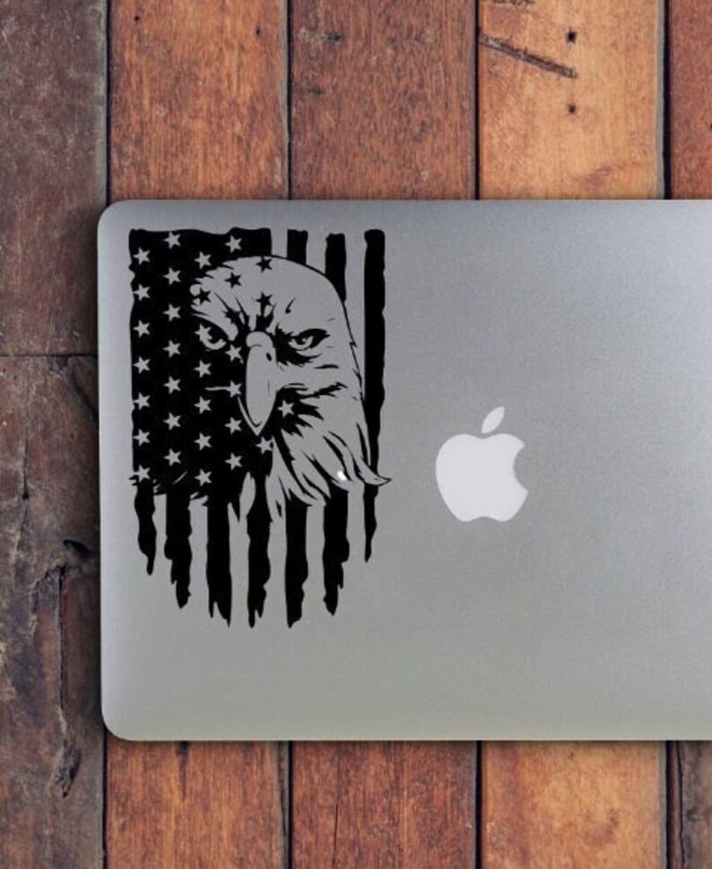 American Flag Decal Eagle Decal Bald Eagle Decal Patriotic | Etsy