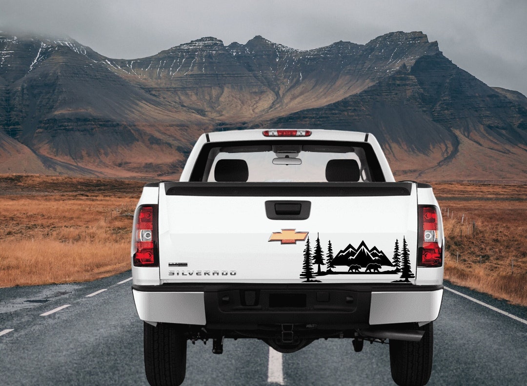 Nature Decal, Forest Decal, Travel Decal, Mountain Decal, Bear Decal ...