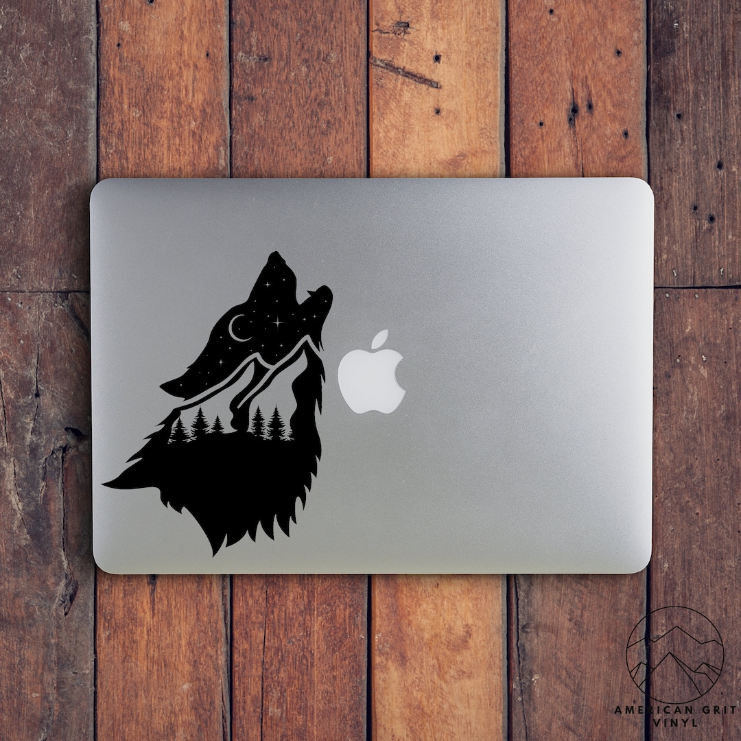 Wolf Decal, Wolf Sticker Decal, Wolf Howling Decal, Nature Decal ...