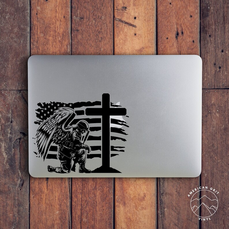 Battlefield Cross Decal Veteran Decal Memorial Decal USMC - Etsy