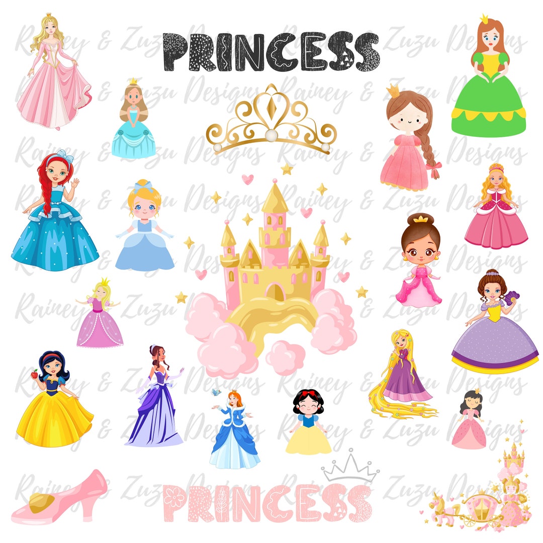 Princess Digital Sticker Download Printable Digital Download Princess ...